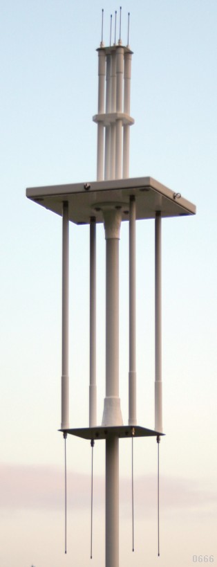 RDF Products V/UHF Fixed-Site Adcock Radio Direction Finding Antenna